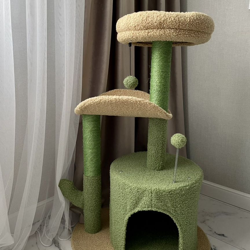 Домик для кошки с когтеточкой