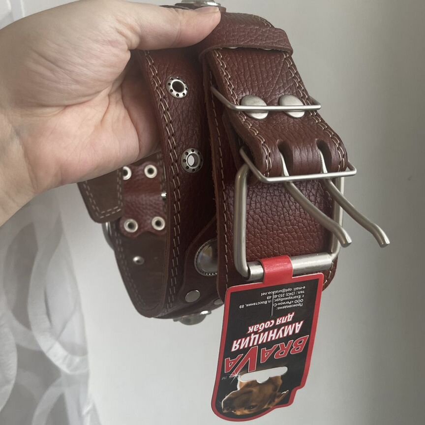 Ошейник для крупных собак новый