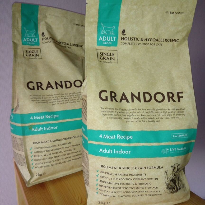 Grandorf 4 Meat Recipe 2x2кг годность 20-03-2026