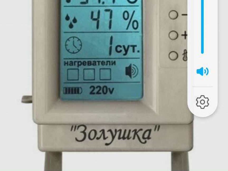 Инкубатор золушка