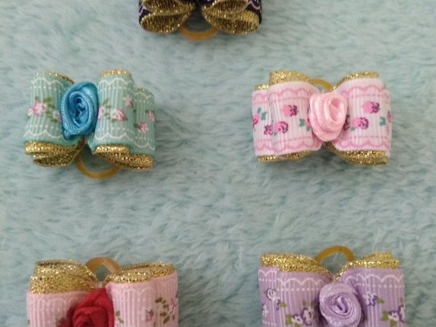 Бантики-резинки для собак