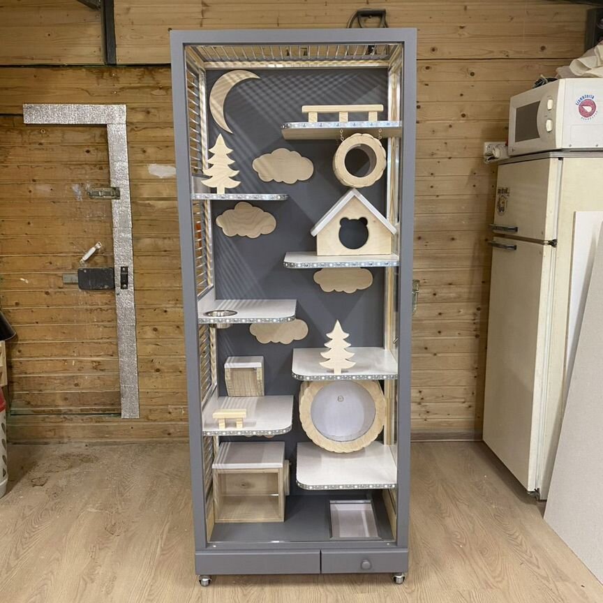 Витрина для шиншилл, дегу