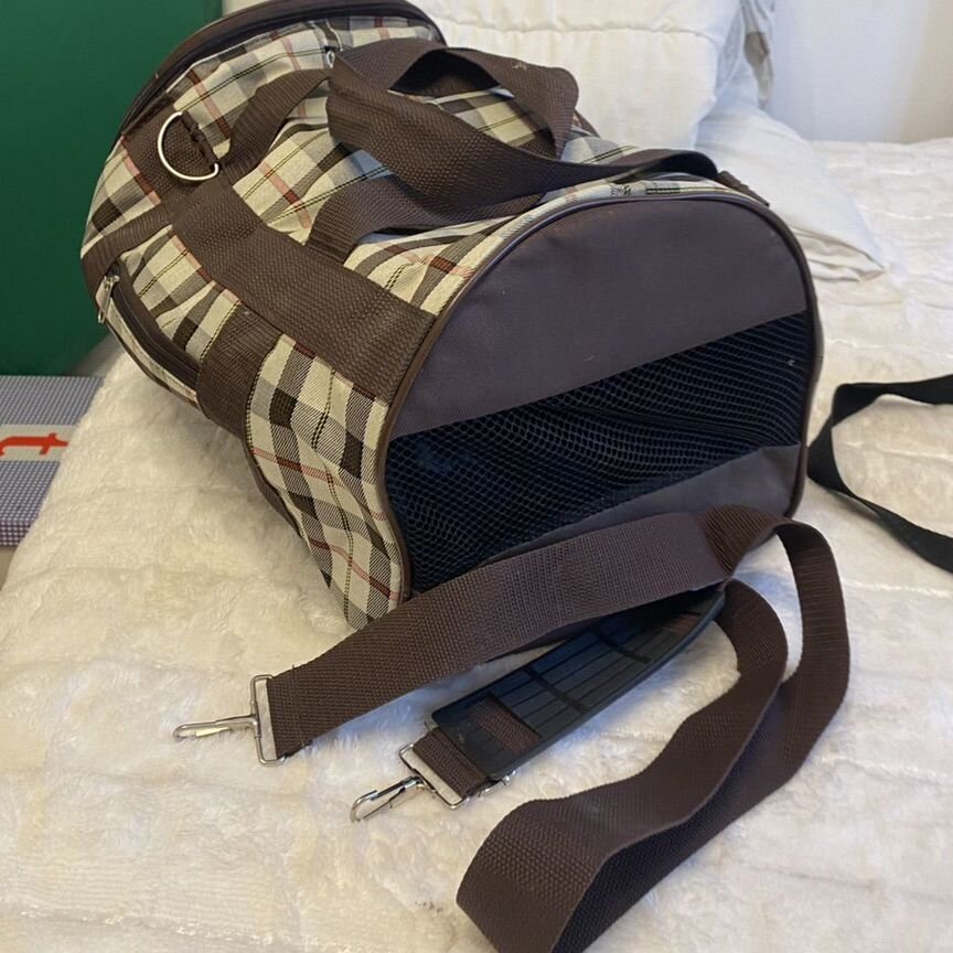 Переноска для кошек бу средняя