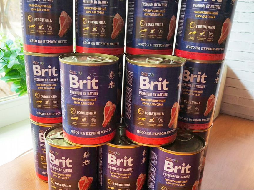 Влажный корм для собак Brit