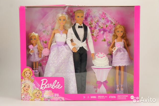 Куклы Барби набор Свадьба Barbie Bride Wedding set купить в Клину ...