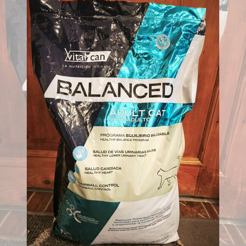 Корм для кошек balanced, 7,5 кг