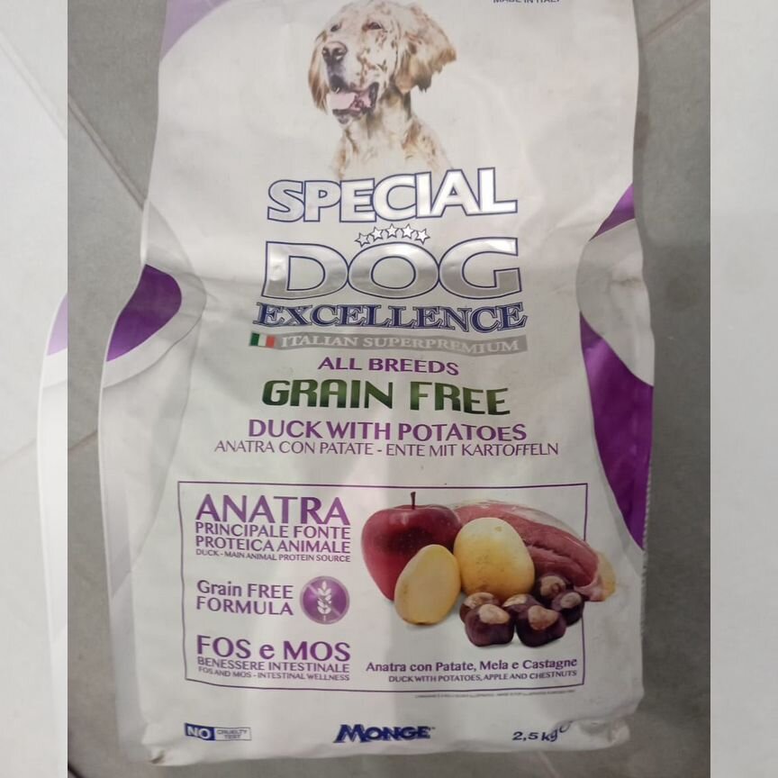 Корм для собак Monge Special Dog Excellence Grain