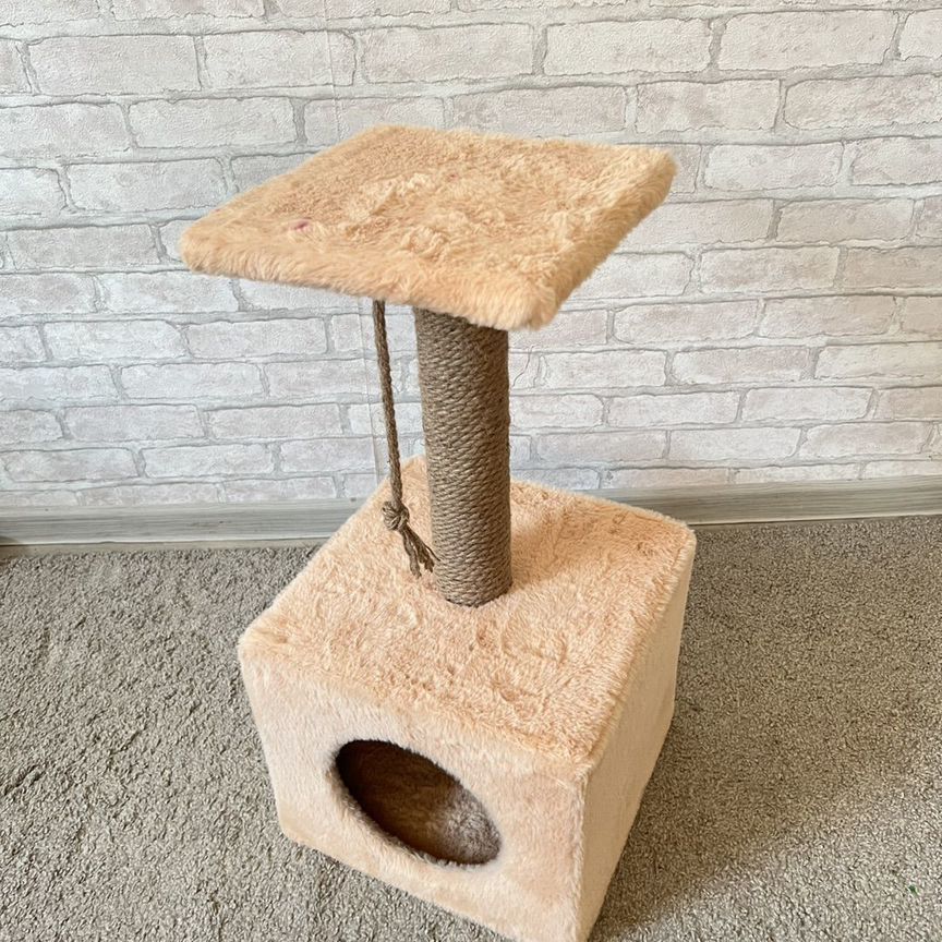 Когтеточка домик для кошки