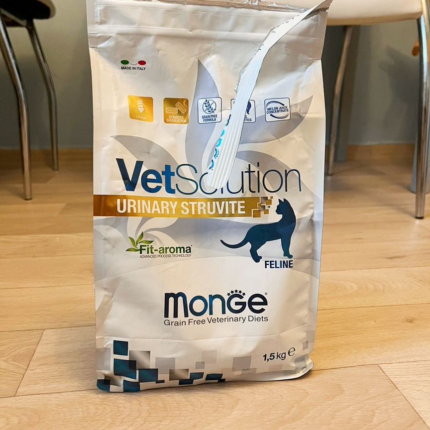 Monge vetsolution urinary struvite для кошек