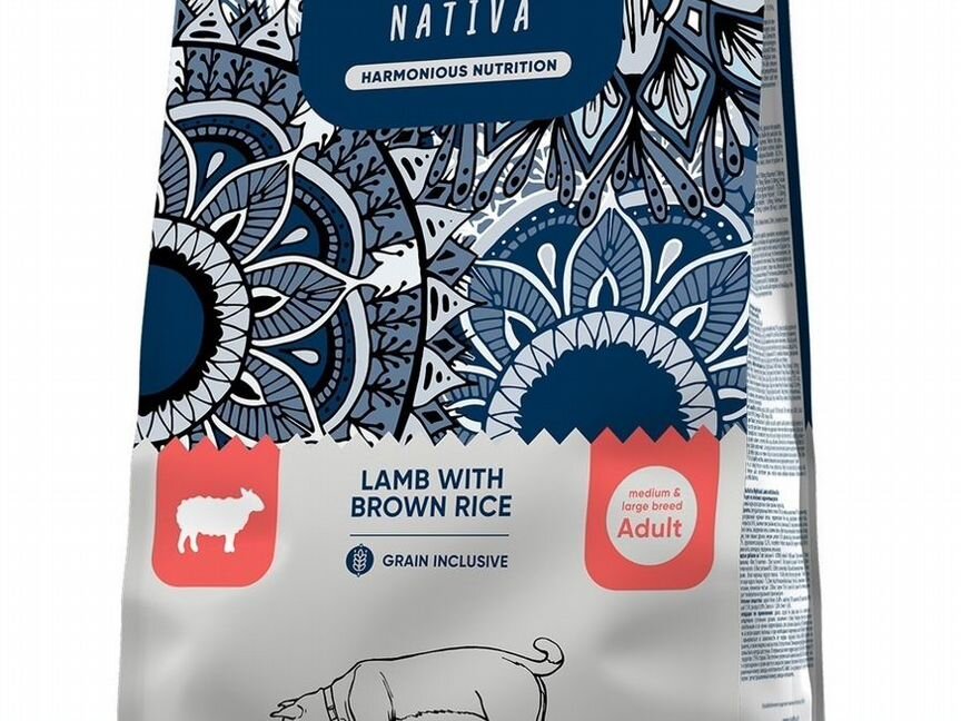 Vida Nativa корм для взрослых собак средних и круп