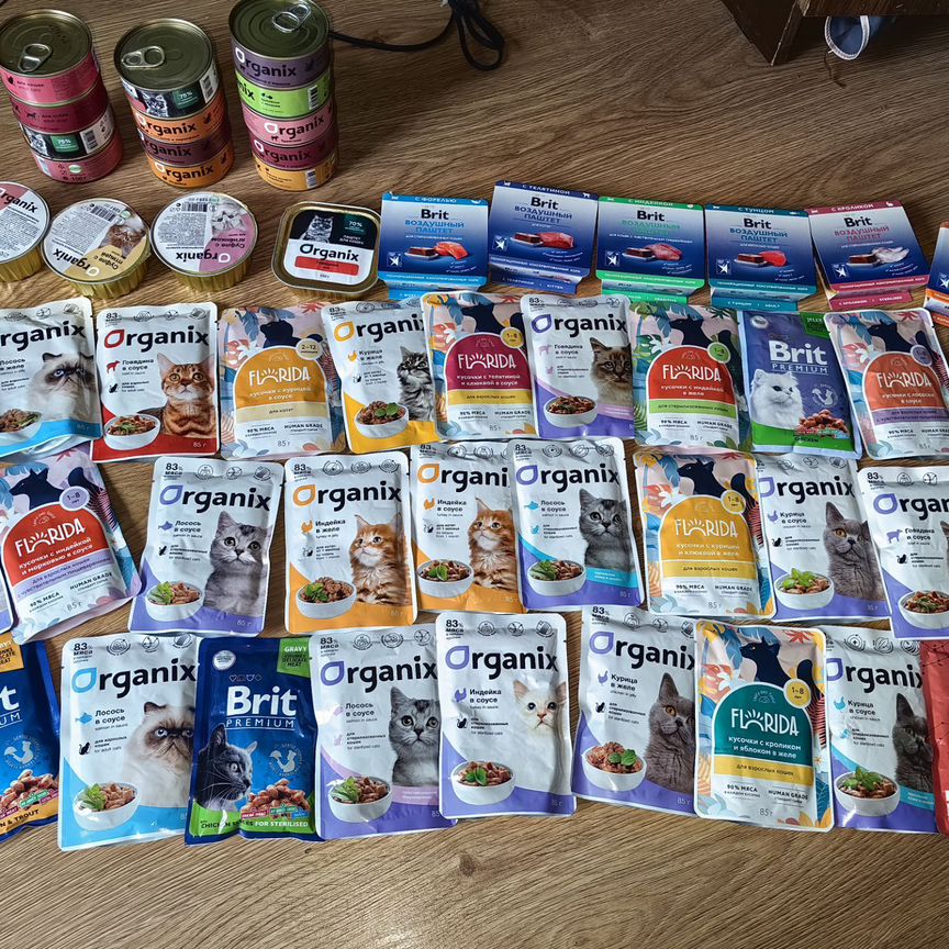 Кошачий корм 4865гр