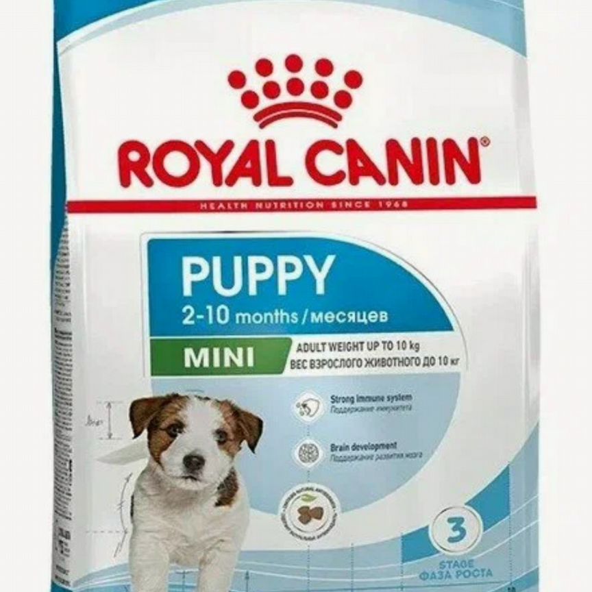 Royal Canin puppy mini 4кг для щенков мини
