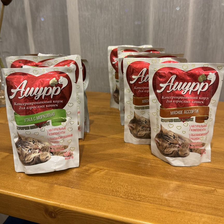Влажный корм для кошек Амурр