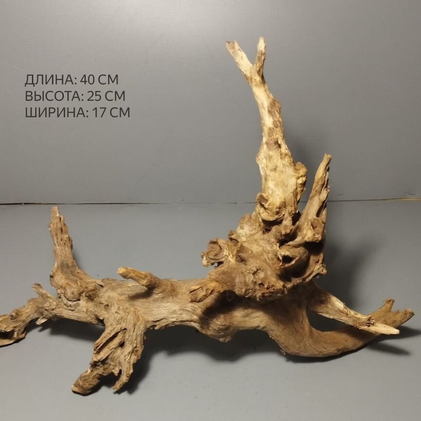 Коряга мангровая для аквариума 40*17*25 вк30