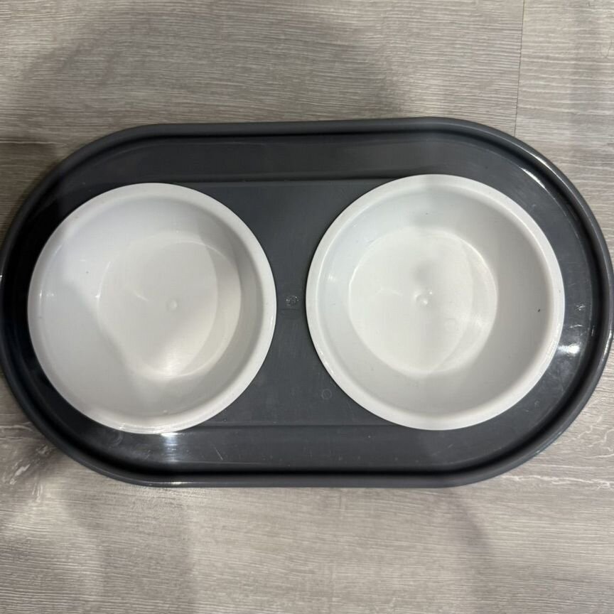 Миска для животных двойная