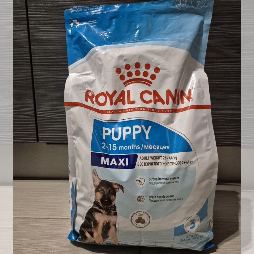 Корм для собак royal canin puppy maxi 3 кг