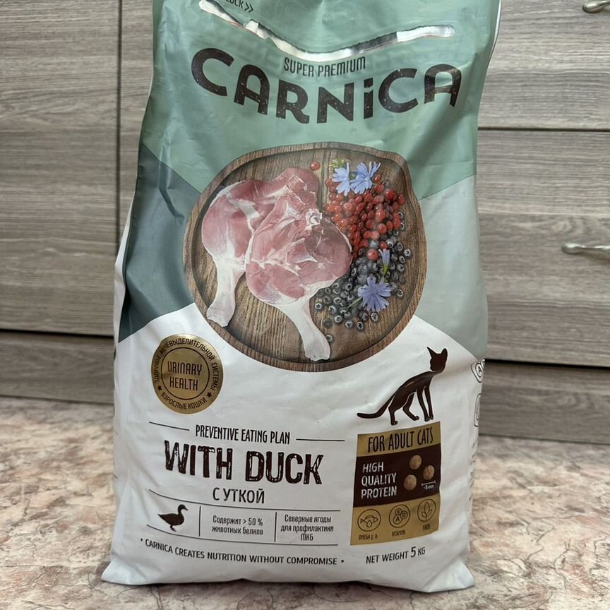 Carnica корм для кошек urinary