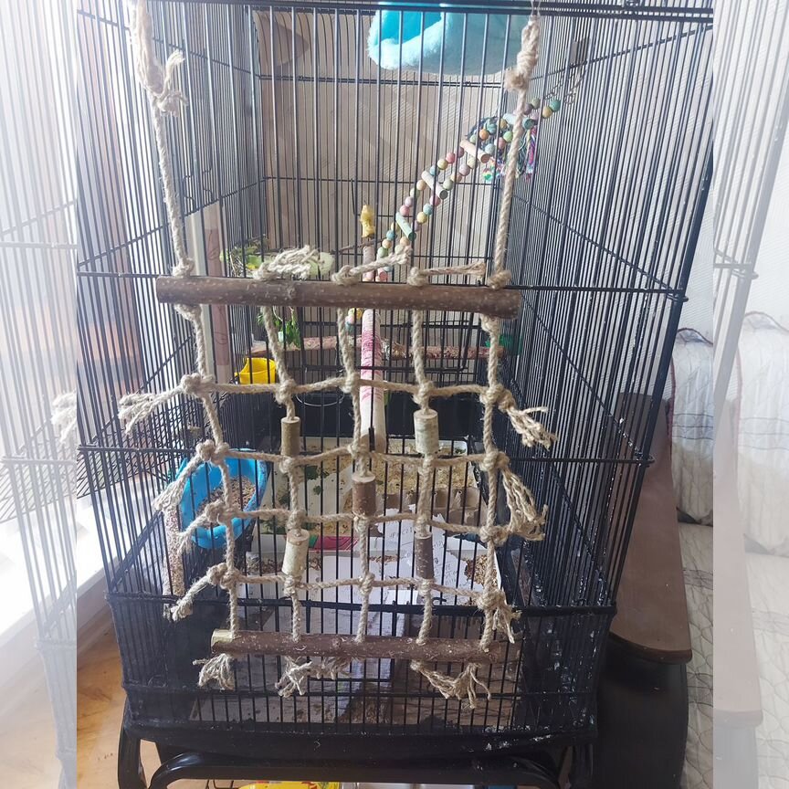 Игрушки для попугаев. Сетка игровая для птиц