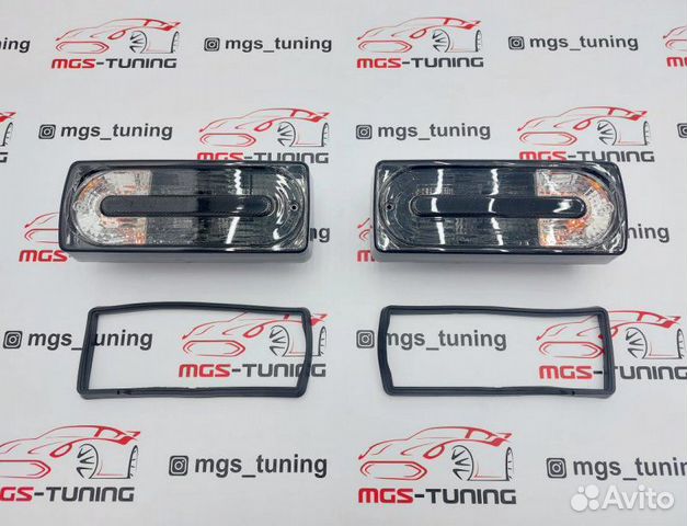 Фонари рестайлинг Black на Mercedes G-class W463 купить в Сочи Noname ...