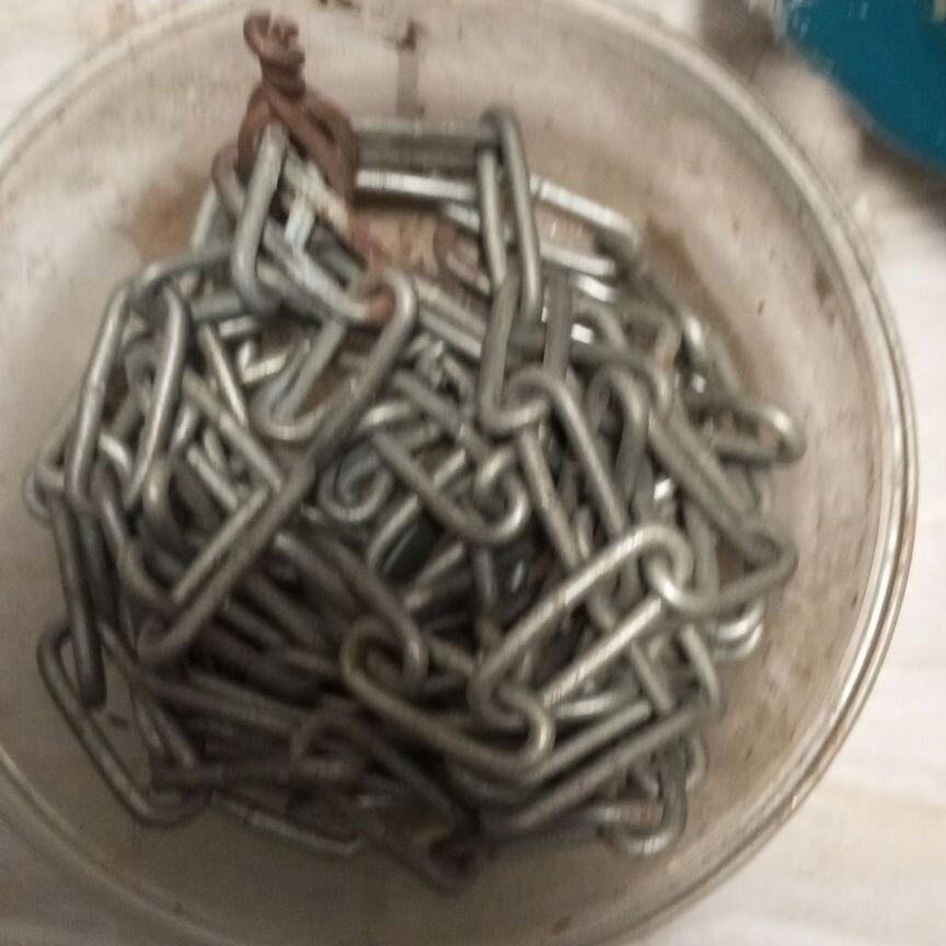 Цепь привязочная 3 метра с карабином