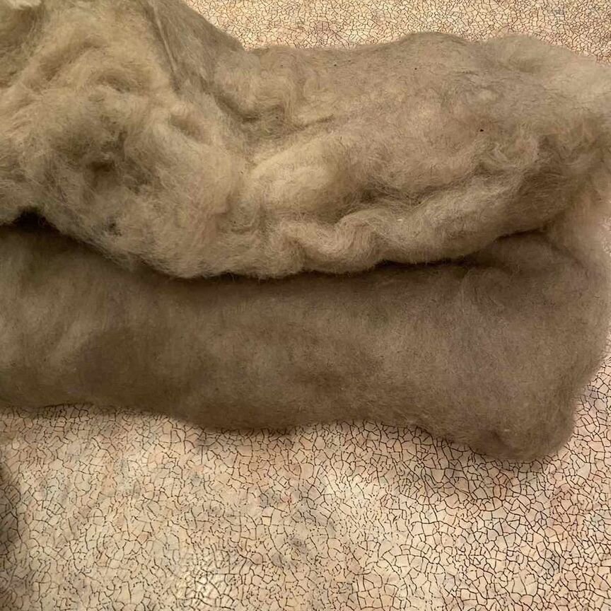 Шерсть100'/-овечья,зимняя,битая