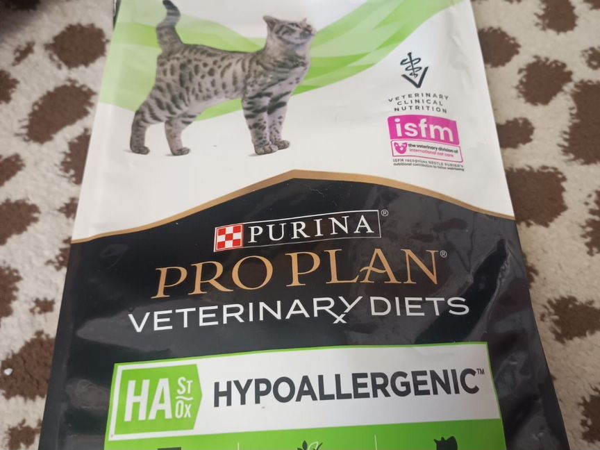 Корм для кошек pro plan HA hypoallergenic
