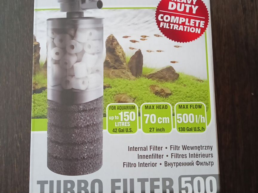 Фильтр для аквариума aquael turbo 500 (б/у)