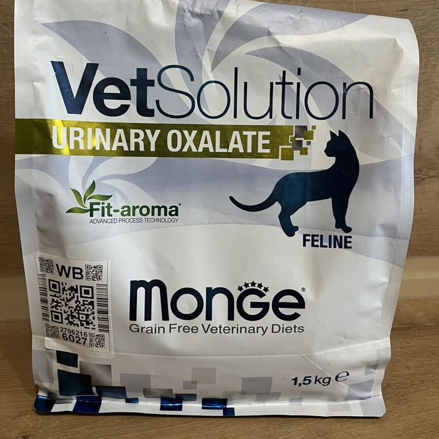 Корм для кошек monge urinary oxalate