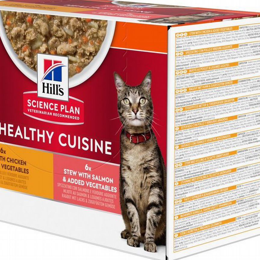Hills Feline Healthy Cuisine Adult Курица и лосось
