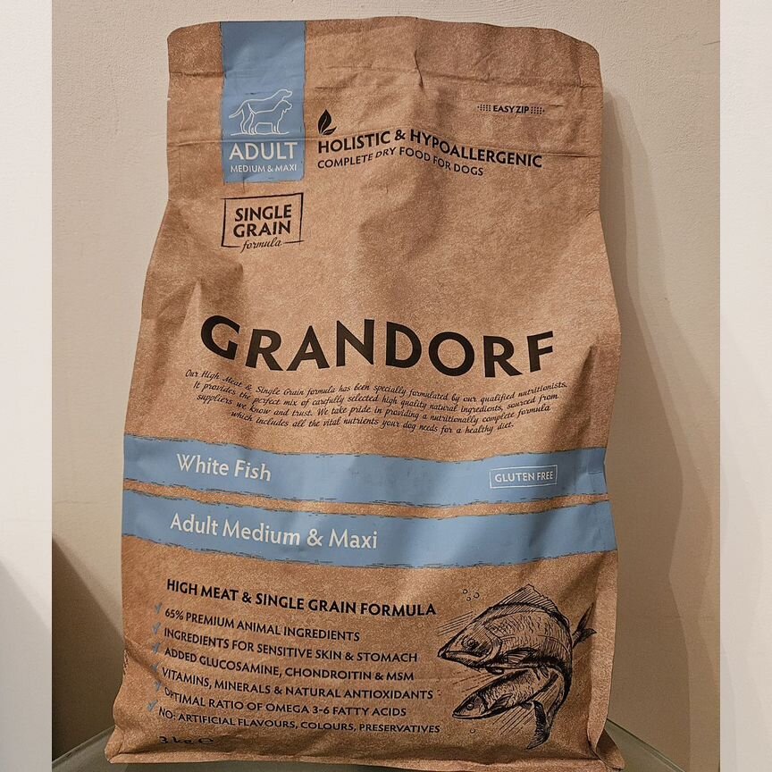 Корм для собак grandorf 3 кг