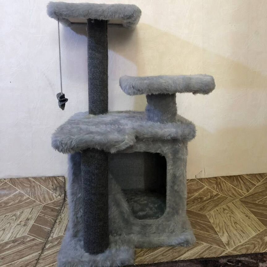 Домик для кота с когтеточкой