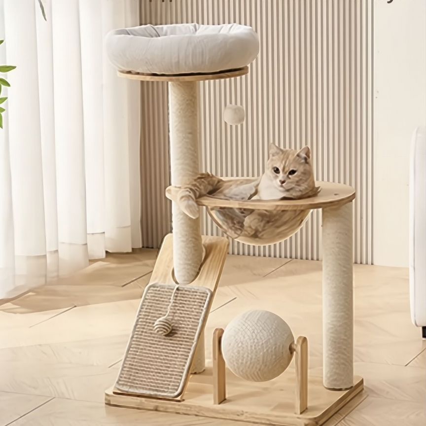 Домик для кошки с когтеточкой новый