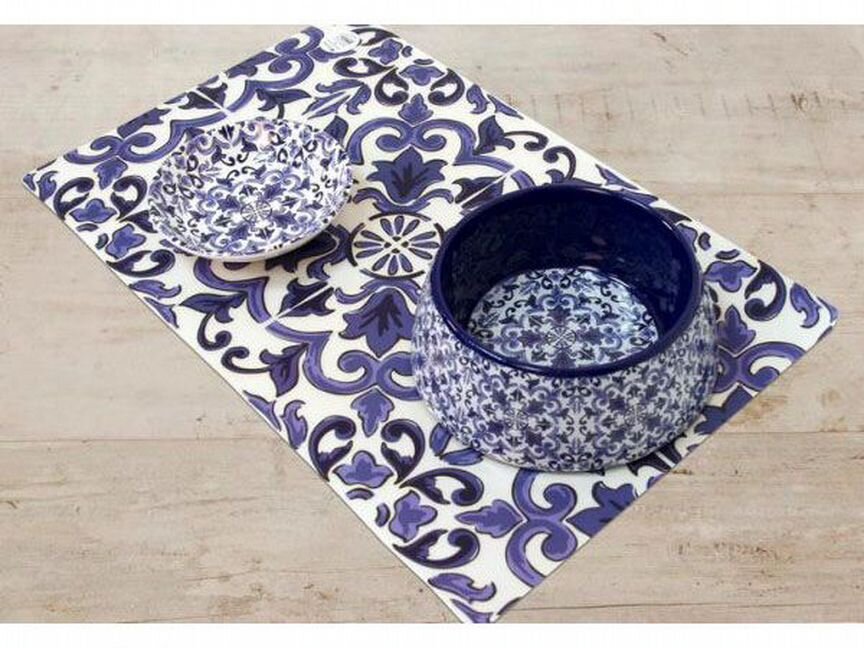 Набор 2 миски и коврик из США для собак