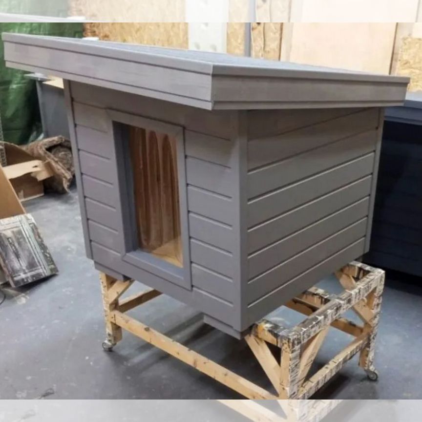 Будка для собаки утепленная