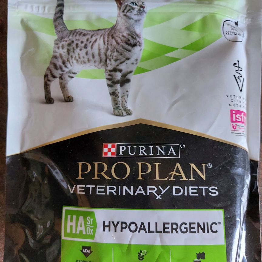 Корм для кошек pro plan hypoallergenic