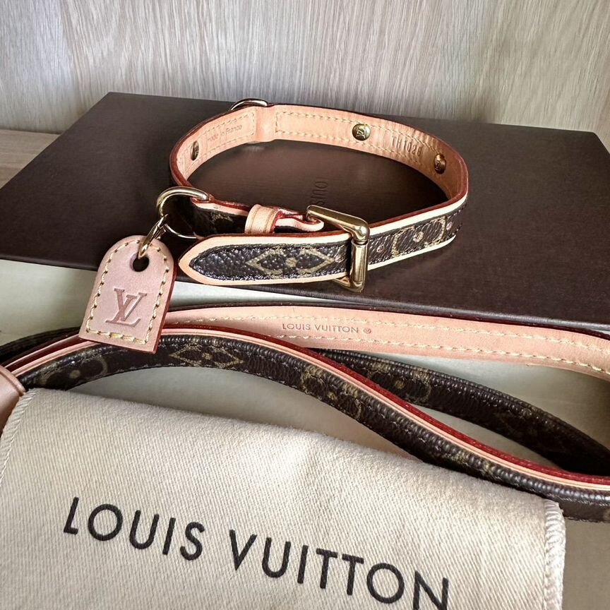Ошейник и поводок Louis Vuitton