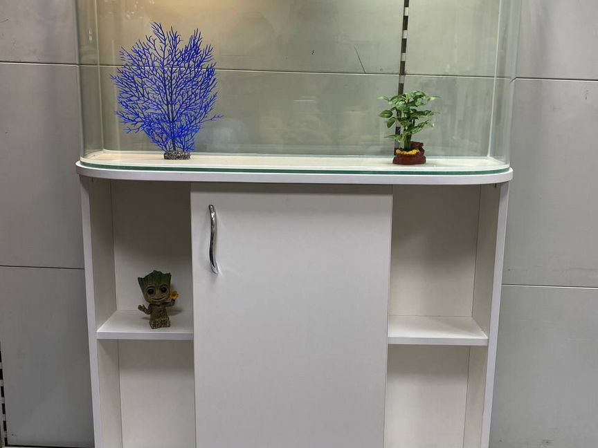 Аквариум с тумбой 100 литров с крышкой