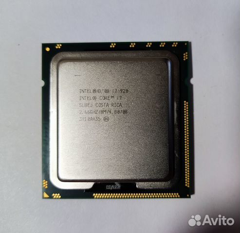 Intel Core i7-920 сокет LGA1366 купить в Санкт-Петербурге с доставкой | Электроника | Авито