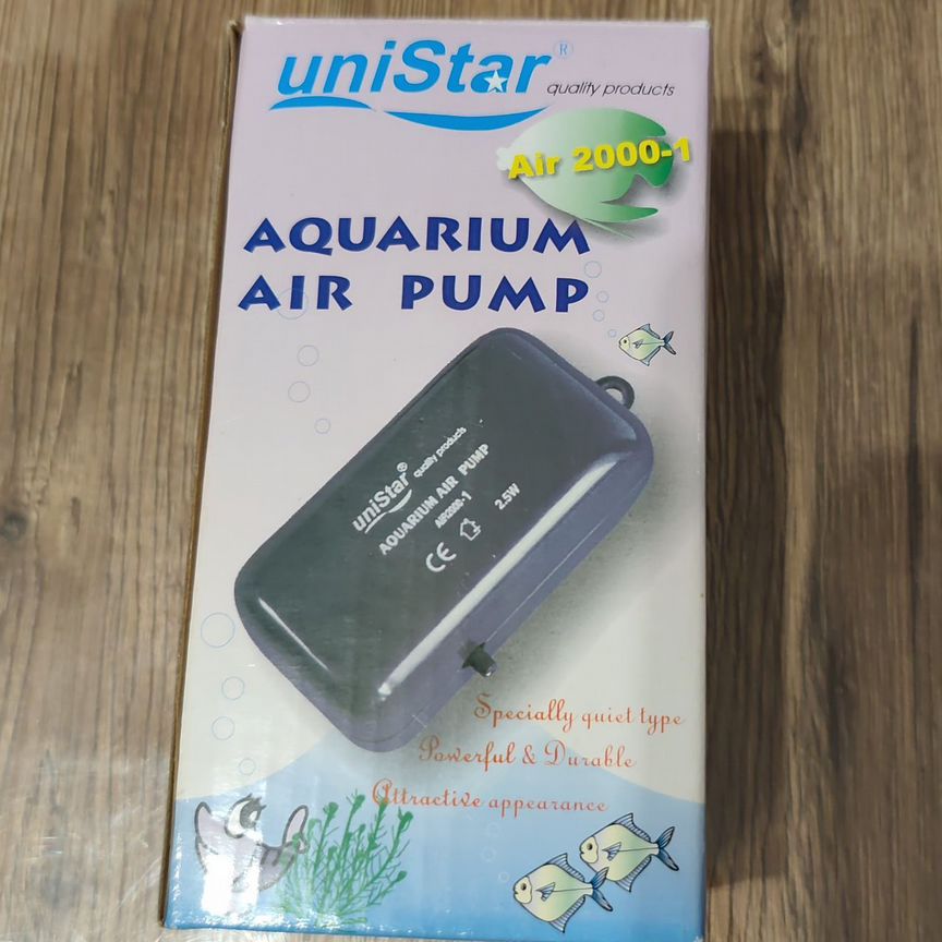 Компрессор воздушный для аквариума uniStar air2000
