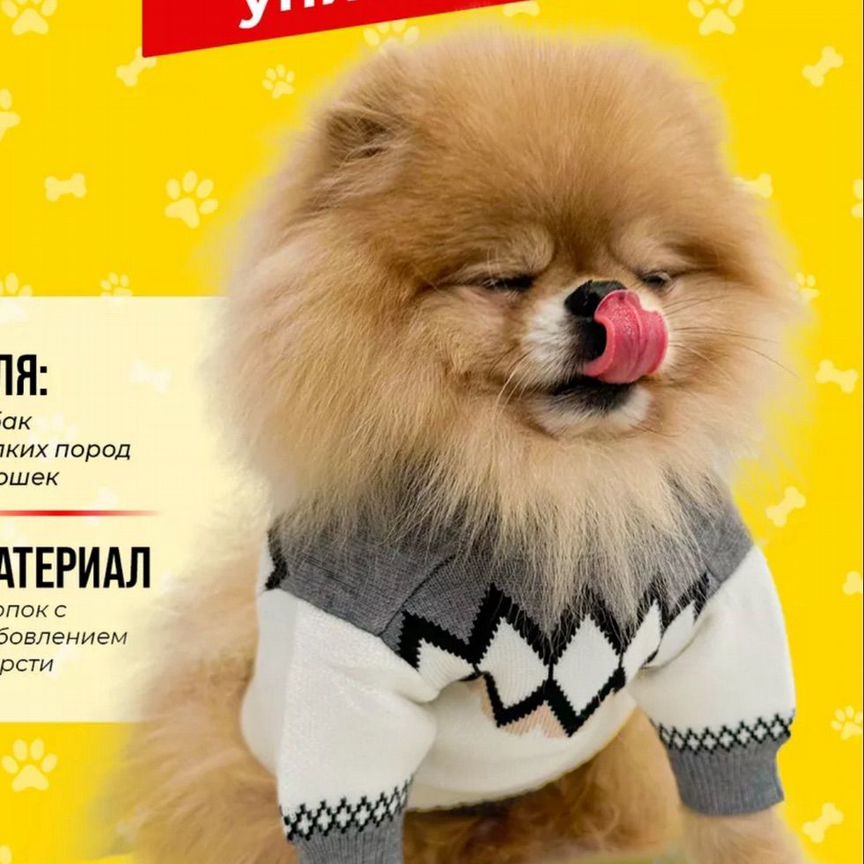 Свитер для собак мелких пород