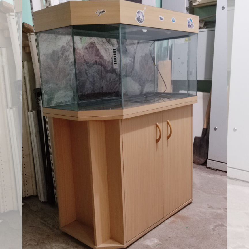 Аквариум с тумбой 200л