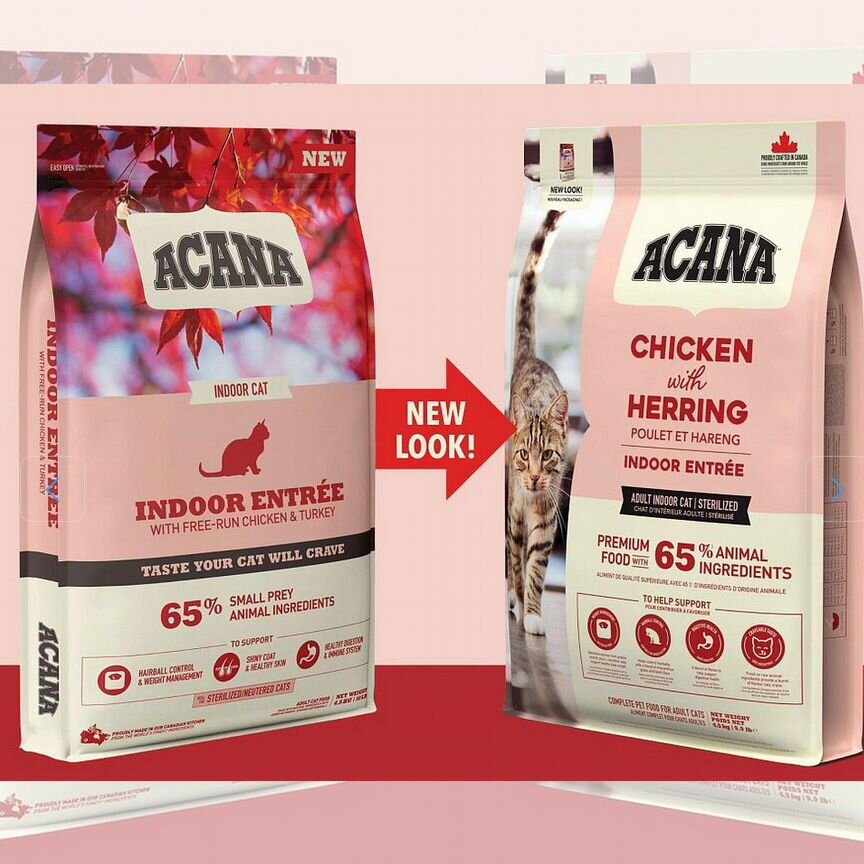 Корм д/кошек Acana Indoor Entree Cat (4,5кг)