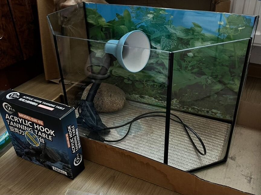 Аквариум для черепахи панорамный