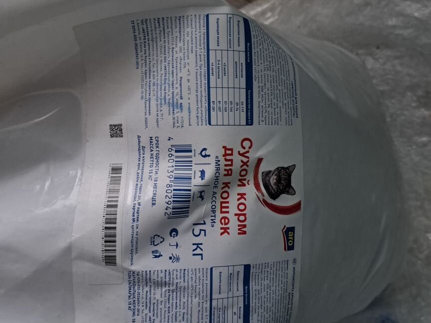 Сухой корм для кошек