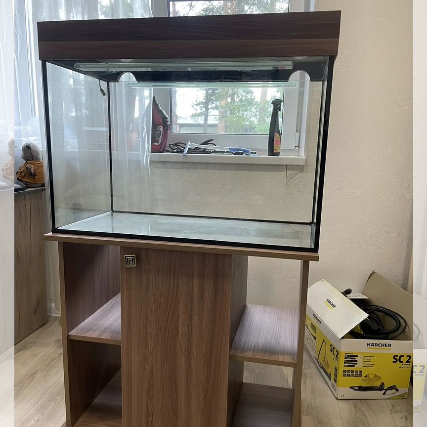 Аквариум 150 л   тумба