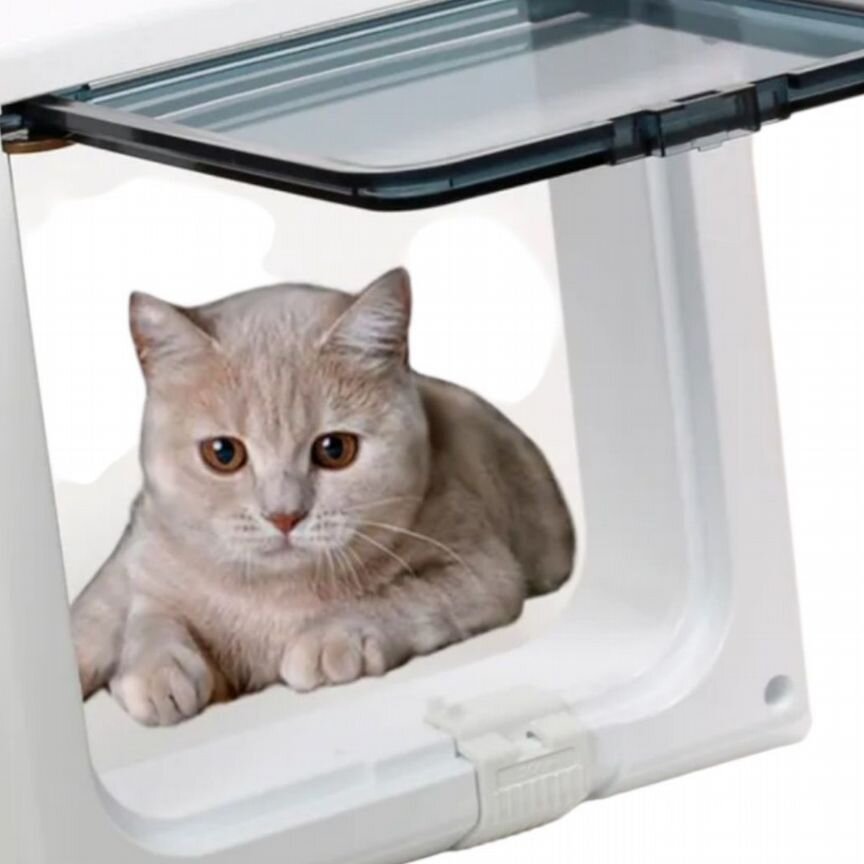 Дверца для кошек новая 21*21 см