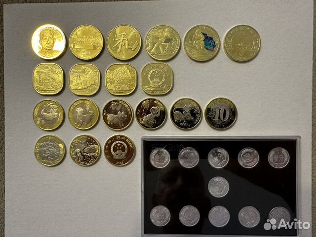 Набор юбилейных монет Китай купить в Москве | Хобби и отдых | Авито