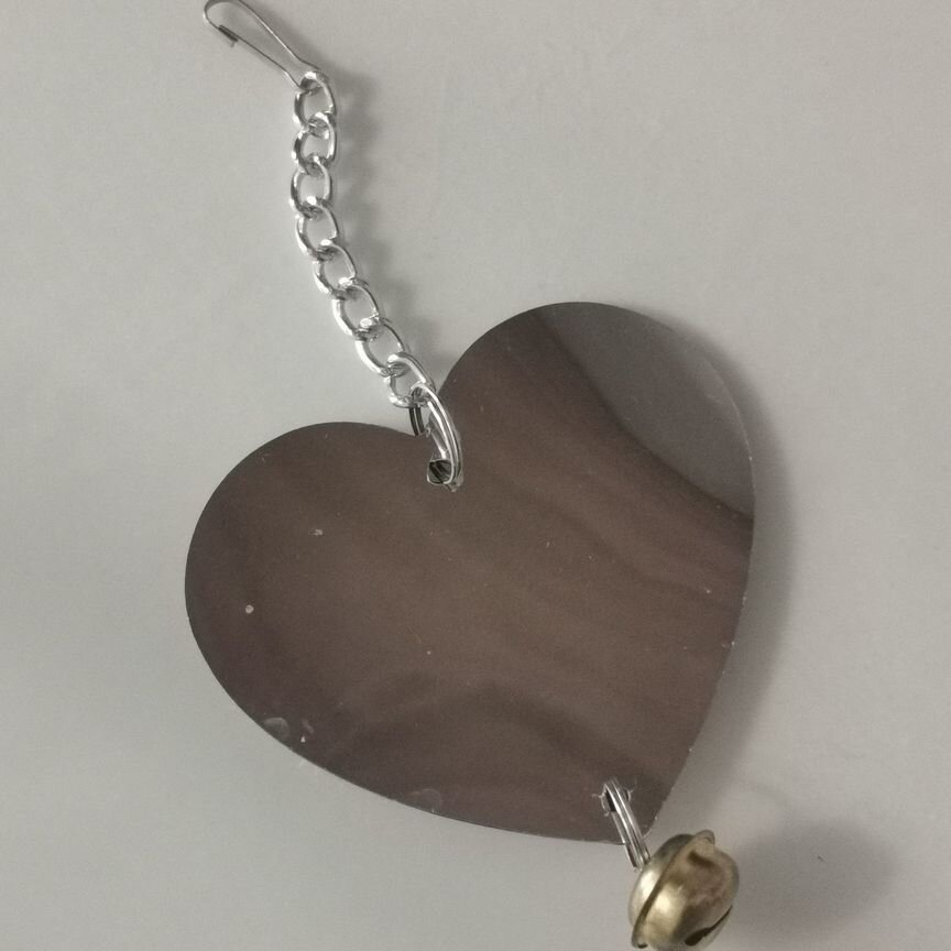 Зеркало двухстороннее пластик для птиц