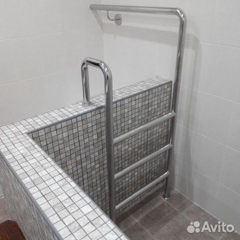 Лестницы и поручни для бассейна из нержавейки купить в Уфе | Товары для ...