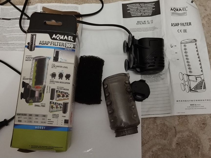 Фильтр для аквариума aquael asap 300